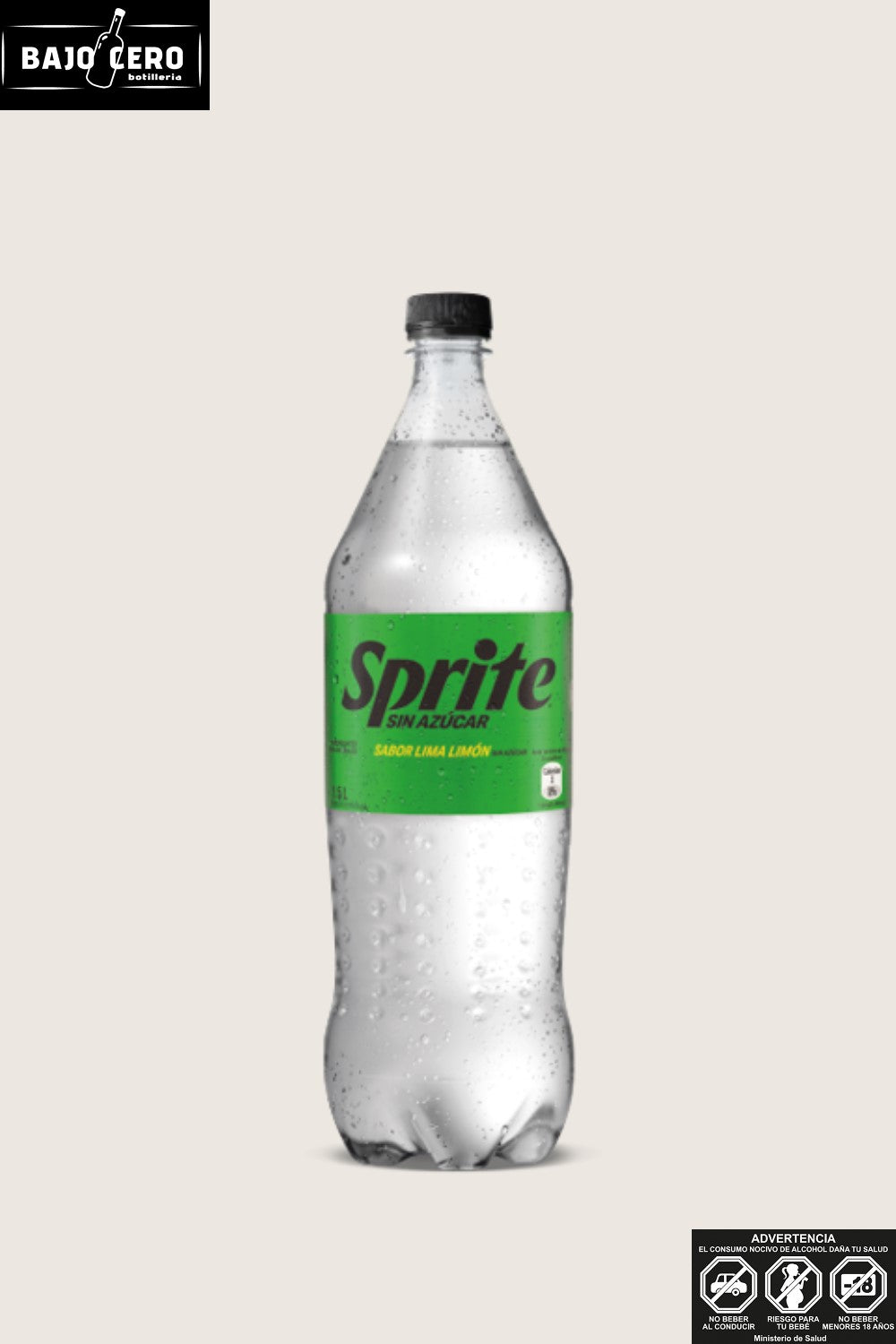 SPRITE SIN AZUCAR 1.5 LT – Botillería Bajo Cero el Peñon